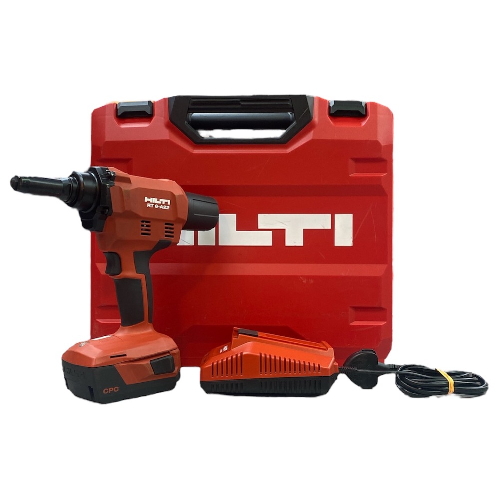 Pre-owned Hilti 22V Rivet Gun with Battery and Charger - Own4Less